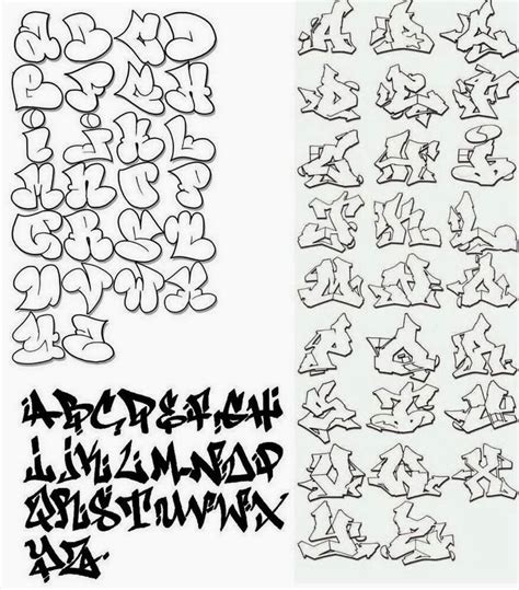 Graffitie Alphabet Graffiti Wildstyle
