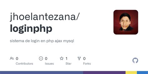 Github Jhoelantezana Loginphp Sistema De Login En Php Ajax Mysql