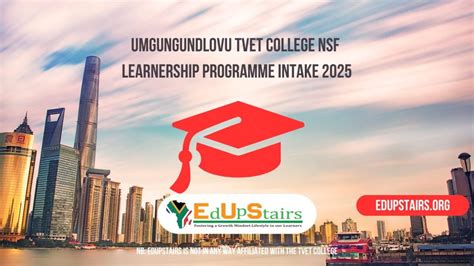Umgungundlovu Tvet College Nsf Learnership Programme Intake 2025 Edupstairs
