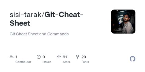 Github Sisi Tarakgit Cheat Sheet Git Cheat Sheet And Commands