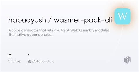 habuayush wasmer pack cli wasmer