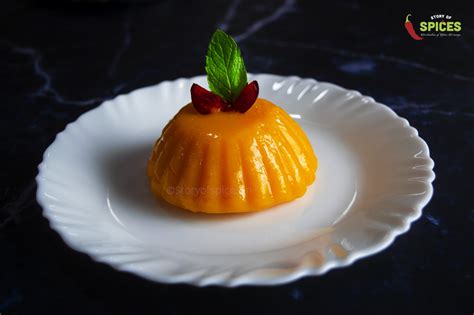 Mango Pudding Recipe Story Of Spices