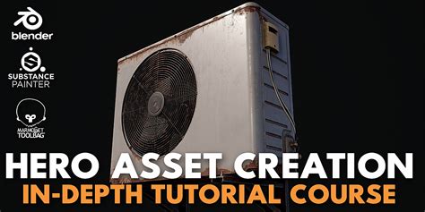 hero asset creation in depth tutorial course blender market