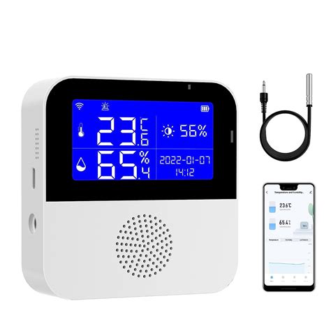 Wifi Thermometer Hygrometer Monitor Indoor Temperature Humidity Sensor