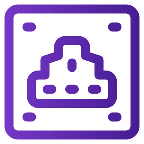 Ethernet Generic Gradient Outline Icon