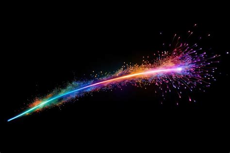 Rainbow Firework Fireworks Universe Outdoors Premium Photo Rawpixel