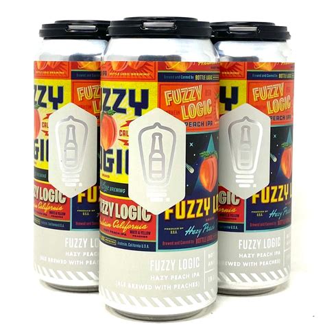 Bottle Logic Fuzzy Logic Hazy Peach Ipa 16oz Can Bestdamnbeershop