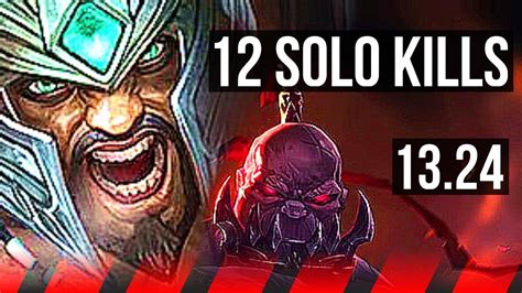 Trynda Vs Sion Top 12 Solo Kills Legendary 700 Games 1636