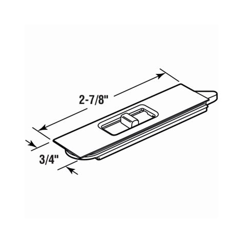 Prime Line F 2734 Tilt Latch Plastic White Pack Of 2