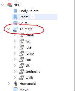 How To Make An NPC Have An Player S Default Animation Scripting