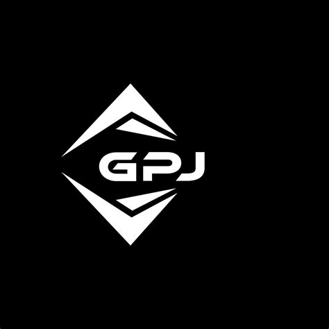 Gpj Abstract Technology Logo Design On Black Background Gpj Creative