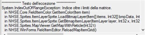 Systemindexoutofrangeexception When Open An Updated Save File V 1110