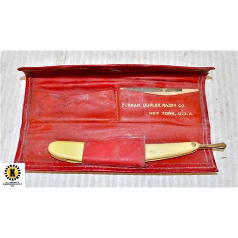 Antique Barbers Straight Razor Kit For Antique Barbers Straight Razor Kit For