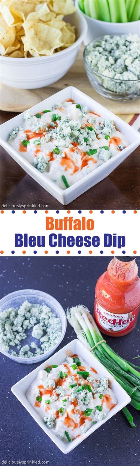 Buffalo Bleu Cheese Dip Deliciously Sprinkled