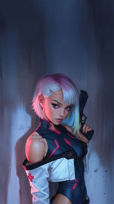 1080x1920 Cyberpunk 2077 Lucy Netrunner Iphone 7 6s 6 Plus Pixel Xl
