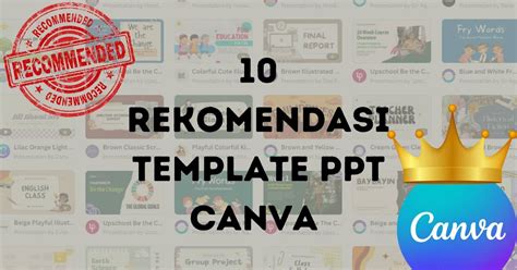10 Rekomendasi Template Ppt Canva Simpel Dan Keren Tema Edukasi