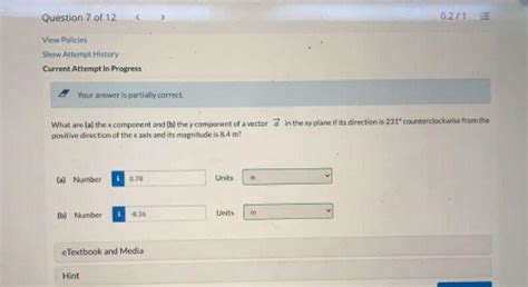 solved 0 2 1 question 7 of 12 s view policies show attempt