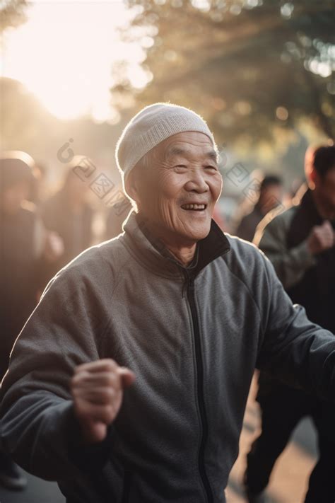 老年人休闲锻炼身体竖图体育健身图片 包图网