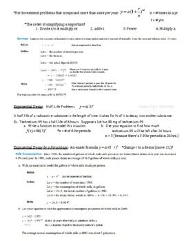 Exponential Properties And Exponential Functions Study Guide By M T Set