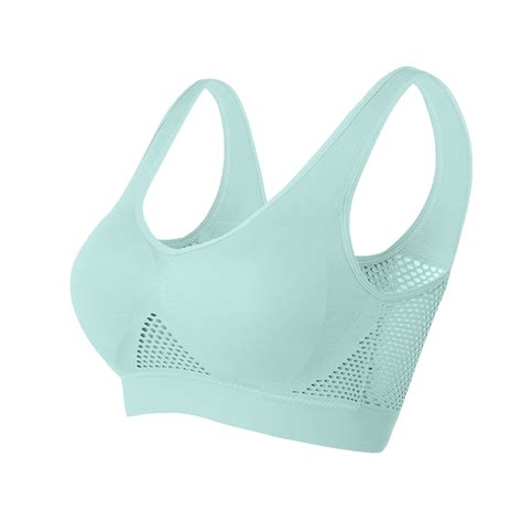 Ibuvkizy Sports Bras For Women Clearance Wirefree Mesh Breathable