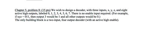 Solved Chapter Problem Pts We Wish To Design A Chegg