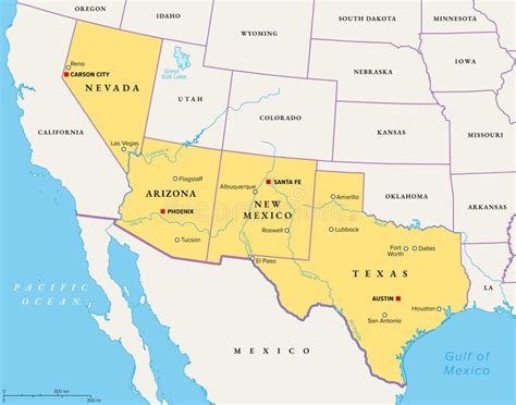 Southwest Region Of The United States American Southwest Political