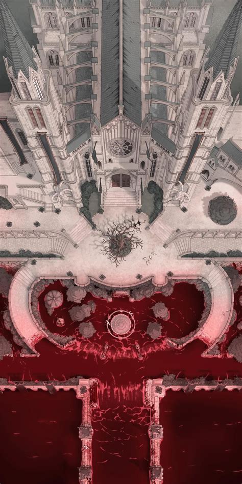 Grand Cathedral Czepeku Maps Fantasy Concept Art Fantasy City Map