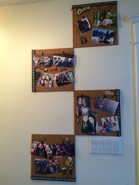 Cork Board Collage DIY Sunday Project Cork Board Collage Gallery Wall Projects