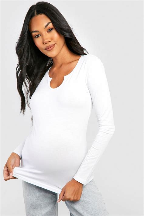 Maternity Tops Maternity T Shirts Shirts And Blouses Boohoo Usa