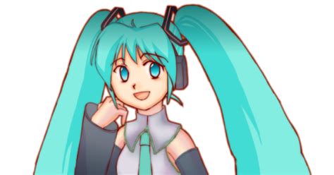 初音ミク 初音ミク 試し描きダヨ 桜の葉＠せれね♪のイラスト Pixiv