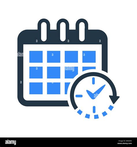 Schedule Icon Calendar Icon Stock Vector Image And Art Alamy