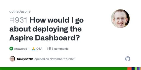 How Would I Go About Deploying The Aspire Dashboard · Dotnet Aspire