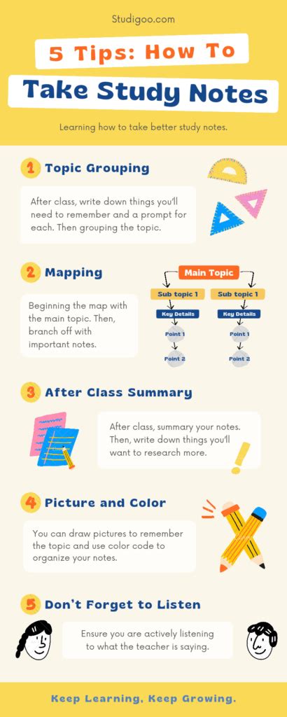 Tips How To Take Study Notes Studigoo