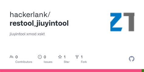 GitHub Hackerlank Restool Jiuyintool Jiuyintool Xmod Xskt