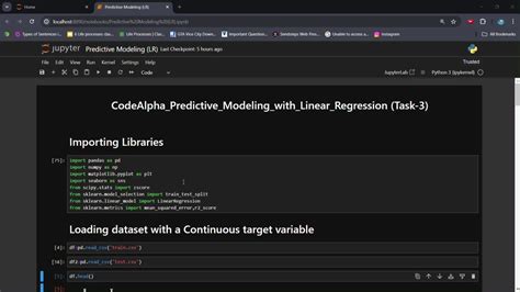 piyush pandey on linkedin datascience machinelearning linearregression codealpha internship…