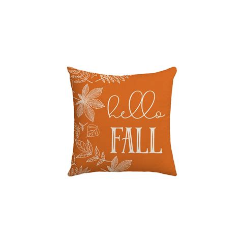 Happy Fall Pillow Coversfall Decor Pumpkin Maple Leaf Farmhouse Fall