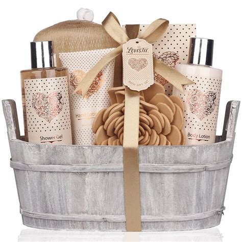 Spa T Basket Bath And Body Set With Vanilla Fragrance T Feed