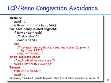 PPT TCP Reno Vegas PowerPoint Presentation Free Download ID