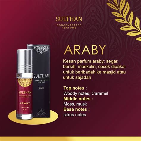 Jual Parfum Sulthan Araby Parfum Konsentrat Wangi Segar Tahan Lama