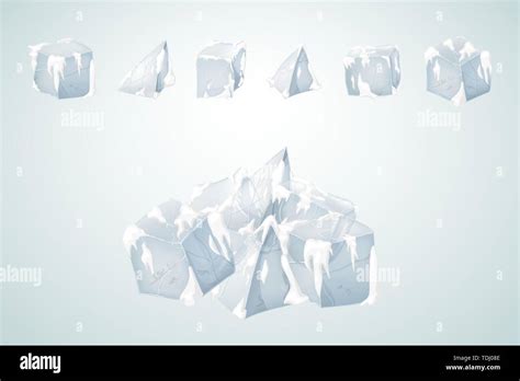 Ice Block Blocks Stock Vector Images Alamy