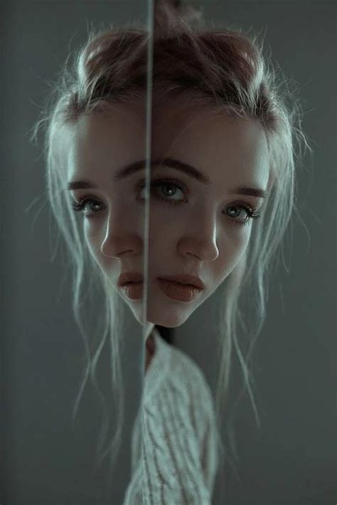 Mirror Photography Photo Portrait Creative Portrait Photography
