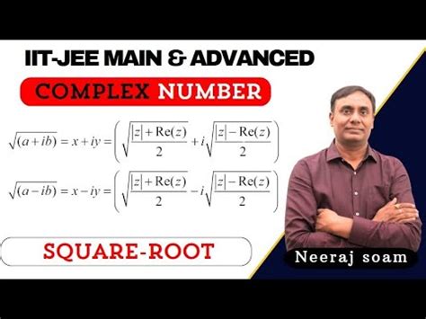 Square Root Complex Numbers Shortcut Method Jee Main Iit