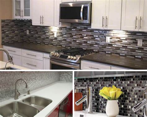 Installing Glass And Stone Mosaic Tile Backsplash Glass Designs