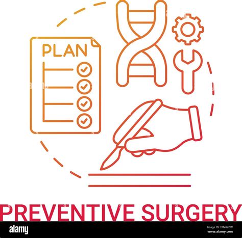 Preventive Surgery Red Gradient Concept Icon Stock Vector Image And Art Preventive Surgery Red Gradient Concept Icon Stock Vector Image And Art