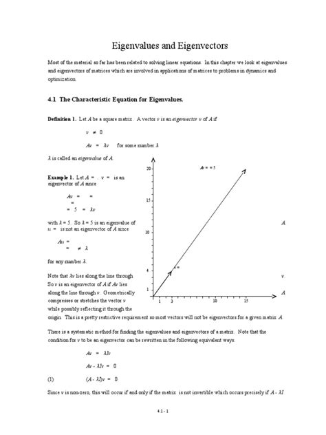 4 1 eigenvalues and eigenvectors pdf eigenvalues and eigenvectors matrix mathematics