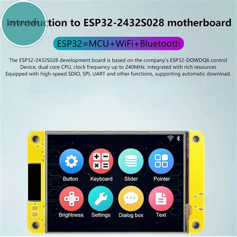 Ziyunshan 1 Bộ Bảng Phát Triển Esp32 Màn Hình Thông Minh 28 Inch Cho