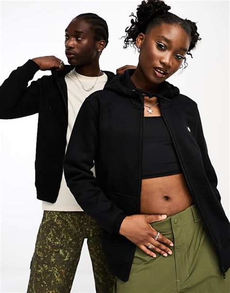 Dickies Oakport Zip Hoodie In Black Asos