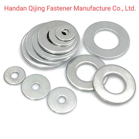 DIN125A Round Washer Galvanized Flat Washer Stainless Steel Flat Washer