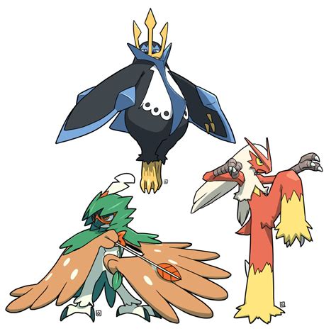 Muu Mumumer Blaziken Decidueye Empoleon Nintendo Pokemon