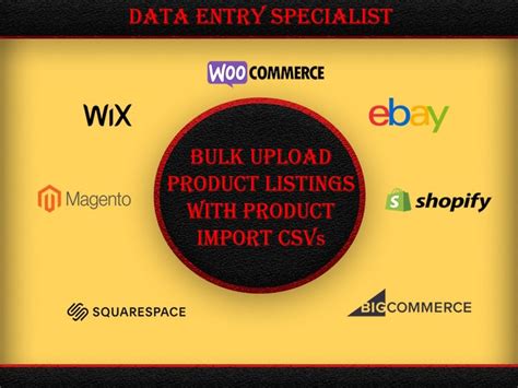 Csvs To Bulk Upload Product Listings In Woocommerce Shopify Magento